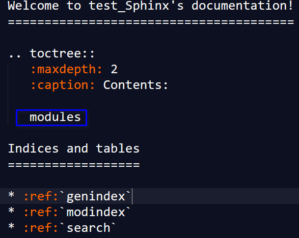 Sphinx配置 — test_Sphinx 1.0 documentation